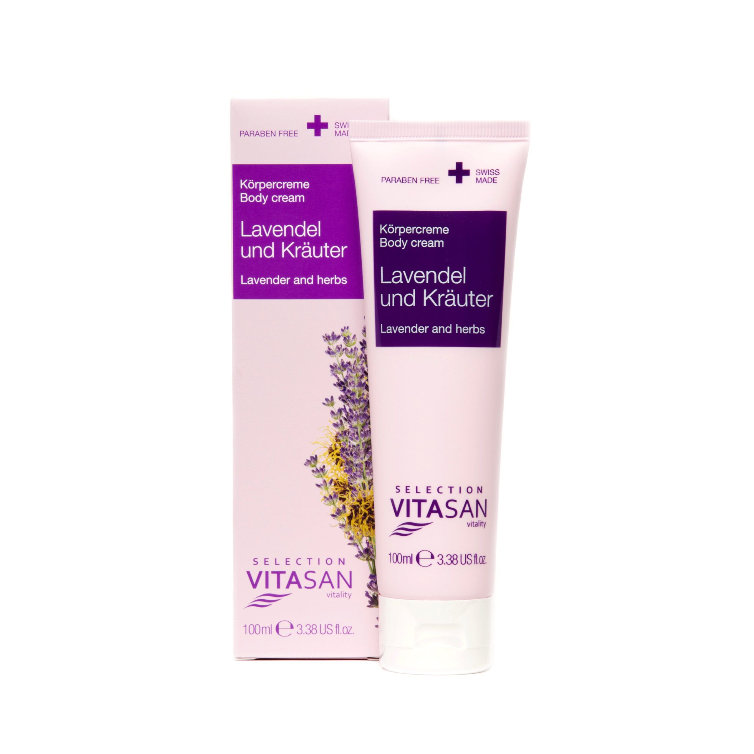 Soothing and relaxing cream with Lavender and herbs, 100 ml | VIVASAN.CLUB
